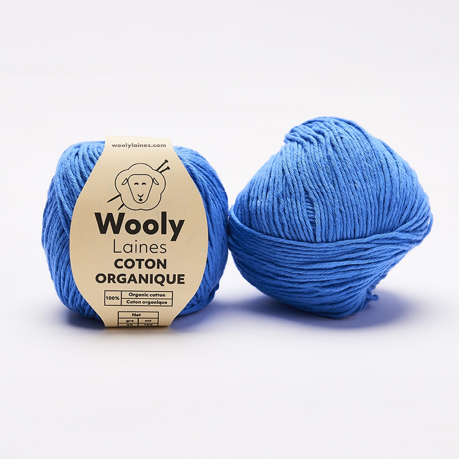 COTON ORGANIQUE WOOLY LAINES | Fil en 100% Coton Organique